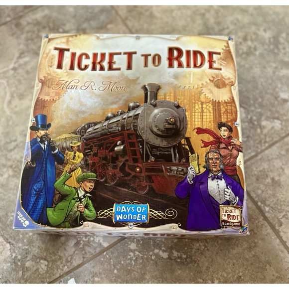 Games | Ticket To Ride Days Of Wonder Train Board Game Alan R Moon 10 ...
